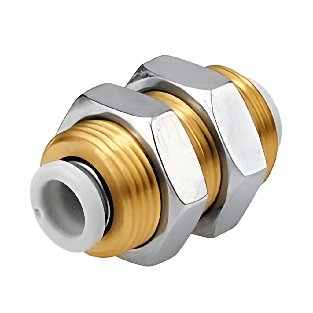 Conexion rapida pasamuro 4mm Union niquelada KQ2E04-00N SMC - CCA ...